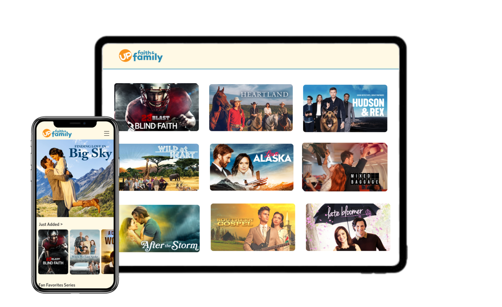 UP Faith & Family Streaming Devices | UP Faith & Family Free Trial